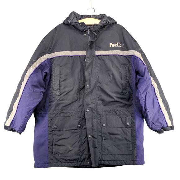 FedEx | Jackets & Coats | Fedex Stan Herman Quilt Lined Mens Uniform ...